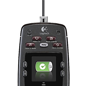 Logitech Harmony 700 Rechargeable Remote with Color Screen (Black)