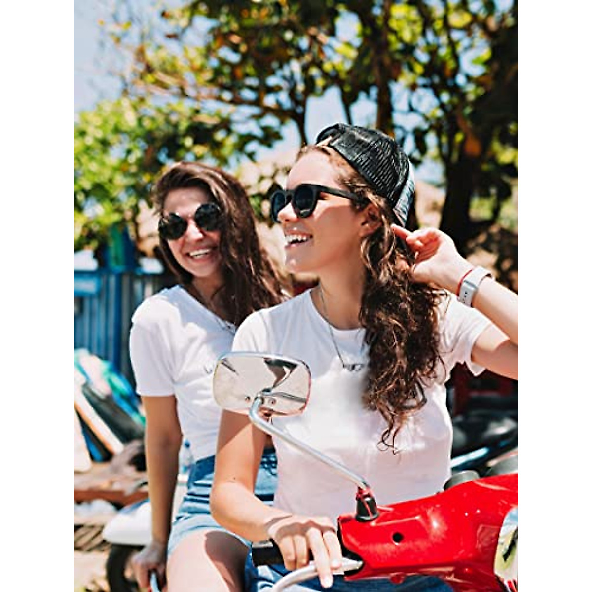 HUASAI 2/3/4/5 Best Friend Necklace Friendship Necklaces Heart Matching Sister Necklaces for Teen Girls Bff Gifts