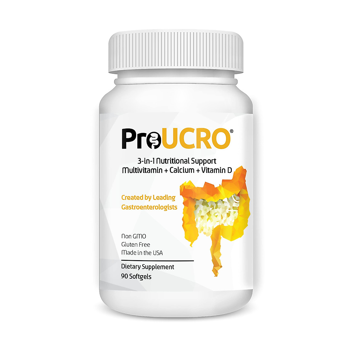 ProUCRO Gut Multivitamins: Nutritional Support for IBD Softgels 30-Day Supply