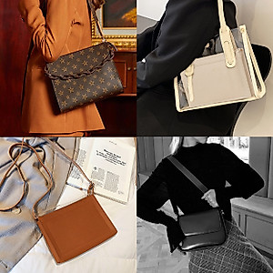 Soyizom Toiletry Pouch 19 26 Bag Organizer Insert for Cosmetics Tidy Organizer,Felt Purse Organizer Insert Ladies Tote Handbag Liner Pocket Organizer with Keychain & Gold Buckle & Zip(Large-26,Beige)