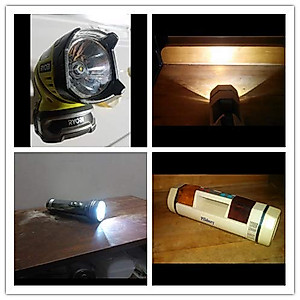 JOMITOP 2 Cell DC 3W 3 Volt LED Replacement Bulb 200LM Compatible with Maglite Flashlights Led Conversion Kit for 2 C/D Cell