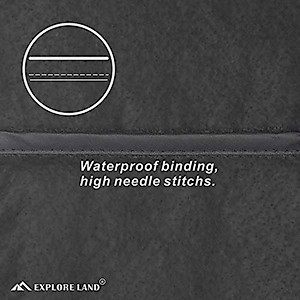 Explore Land Waterproof Electric Tongue Jack Cover, RV Power Tongue Trailer Jack Cover, Universal Camper Jack Cover Size 9L x 4W x 18H inch