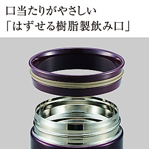 ZOJIRUSHI Stainless Steel Jar 550ml Cinnamon Gold SW-HB55-NL