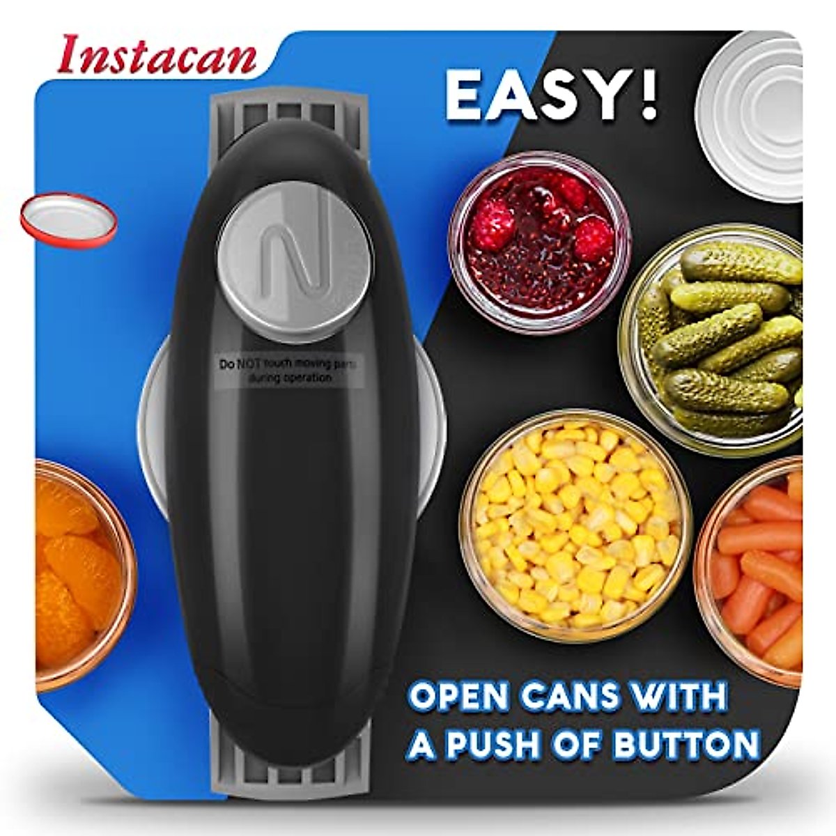 Higher Torque and One Touch Electric Jar Opener Easy Remove Almost Size Lid with Auto-Off, Powerful Bottle Opener for Arthritic Hands, Automatic Jar Opener for Weak Hands and Seniors with Arthritis