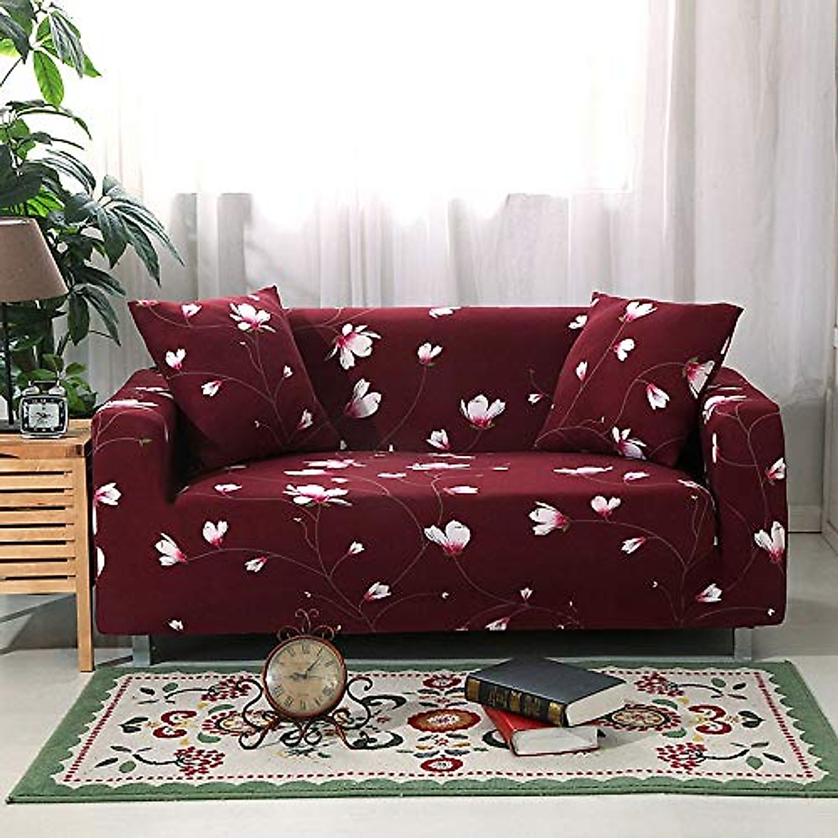 Elastic Stretch Universal Sofa Cover for Living Room Sofa Sectional Throw Couch Corner Cover for Furniture A19 3 Seater
