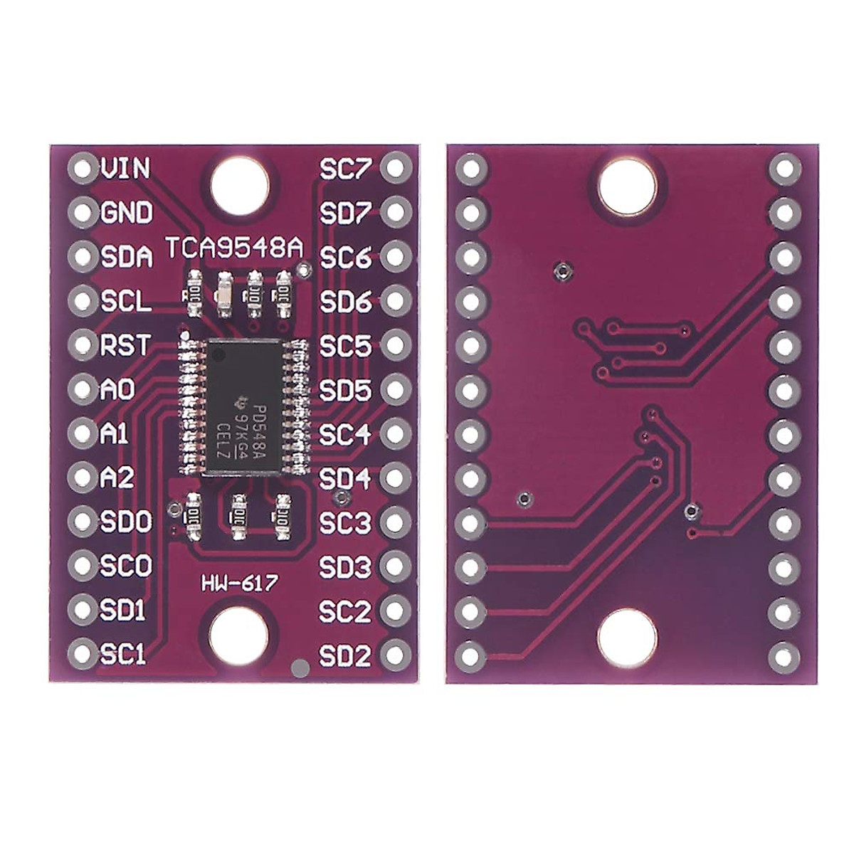 AITRIP 12PCS TCA9548A I2C IIC Multiplexer Breakout Board Module 8 Channel Expansion Development Board for Arduino