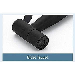 Kitchen Taps Black Bidet Toilet Sprayer Hygienic Shower Tap Bidets Bathroom Hand Shower Wall Mount Faucet Bathroom Accessories