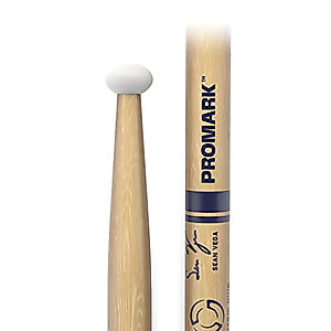 ProMark Drum Sticks - Sean Vega TS8 System Blue Tenor Drumsticks - Drum Sticks Set - Nylon Tip - Hickory Drumsticks - Consistent Weight and Pitch - 1 Pair