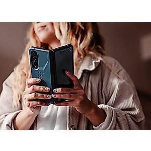 URBAN ARMOR GEAR UAG Designed for Samsung Galaxy Z Fold3 5G (2021) Case Civilian Sleek Ultra-Thin Shock-Absorbent Protective Cover, Mallard