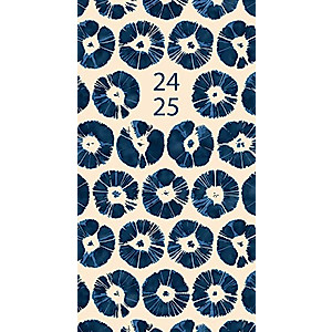 Willow Creek Press Indigo 2-Year January 2024 - December 2025 Monthly Pocket Planner (3.5" x 6.5")