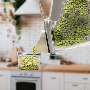 Tostyles Cereal Containers Storage and 2L Airtight Large Dry Food Storage Containers with Pouring Spout for Kitchen Pantry Storage Organization