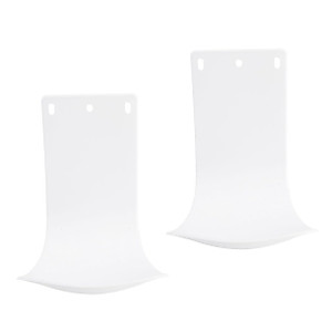 STOBAZA 2pcs Plastic Water Tray Foaming Drip Trays Decorative Tray Garnish Tray Wall Mount Soap Dispenser Stand Bracket Foam Soap Decorative Soap Abs Drop White Washing Machine