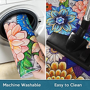 ASPMIZ Boho Kitchen Mat 2 PCS Cushioned Anti-Fatigue Kitchen Rugs Non Slip Memory Foam Kitchen Mats and Rugs Farmhouse Kitchen Comfort Floor Mats for Home & Office, 18'' x 48'' + 18'' x 30'', Bohemian