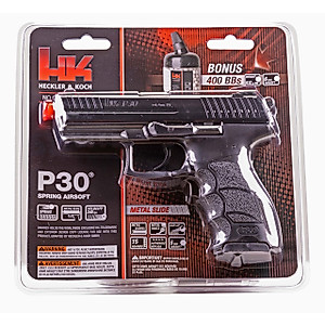 Umarex HK Heckler & Koch P30 6mm BB Pistol Airsoft Gun - Includes 400 BBs