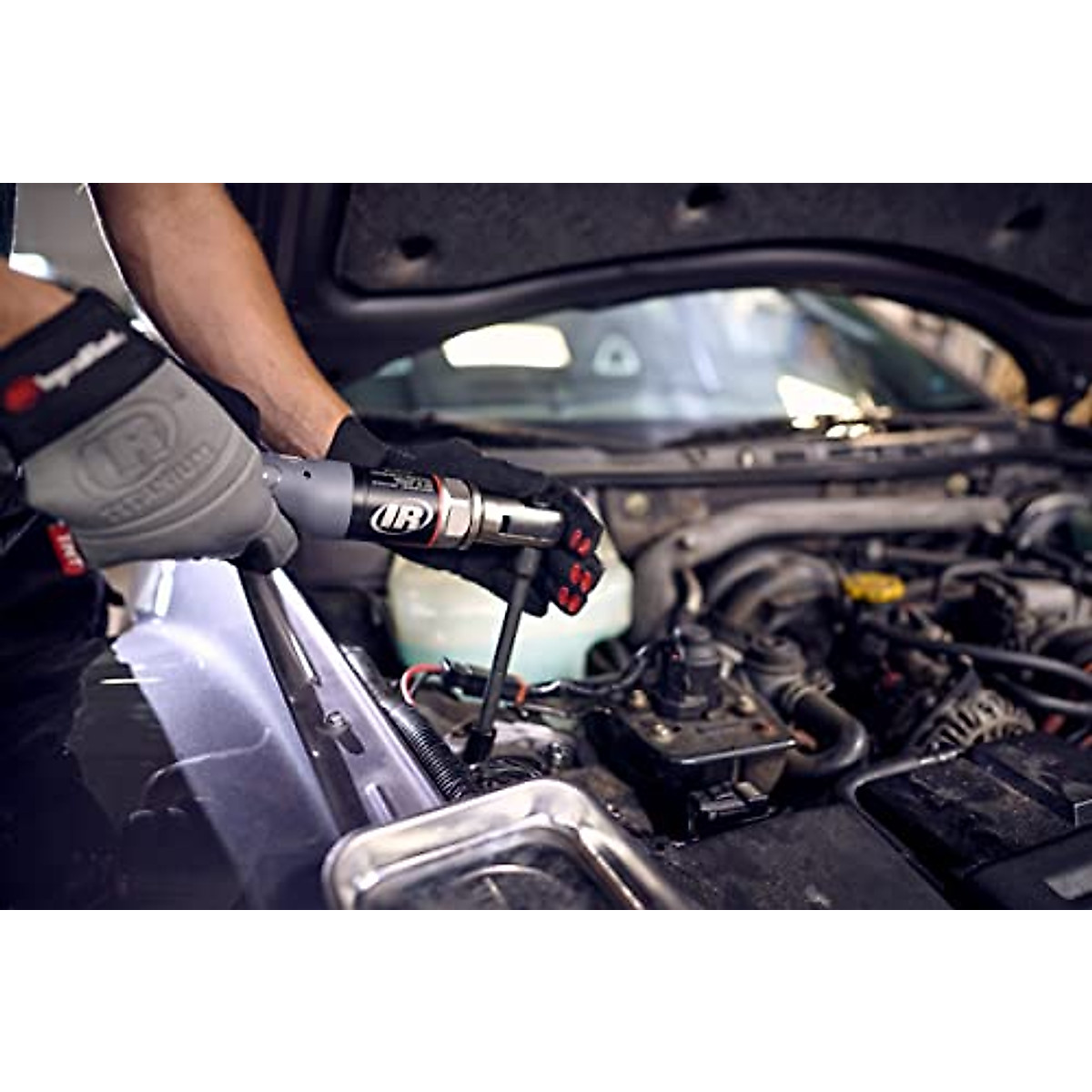 Ingersoll Rand 1211MAX-D3 3/8" Drive Air Ratchet Wrench, 80 ft-lb Nut Busting Torque, 625 RPM