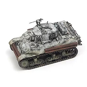 FloZ for S-Model US M5A1 Stuart Light Tank Snow Coating 1/72 Tank Pre-Built Model