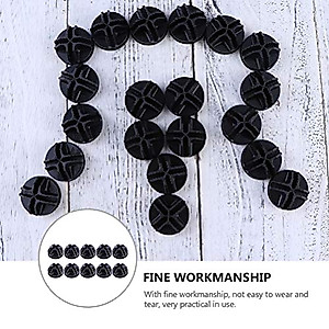 DOITOOL Metal Cabinets 30pcs Wire Cube Connectors ABS Plastic Wire Grid Cube Organizer for Modular Closet Storage Organizer and Wire Shelving Black Metal Shelving Rack