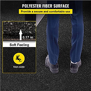 Happybuy Marine Carpet, 6 ft x 18 ft Charcoal Black Marine Grade Boat Carpet, Marine Carpeting with Soft Cut Pile and Water-Proof TPR Backing, Carpet Roll for Home, Patio, Porch, Deck