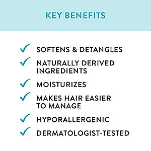 The Honest Company Conditioning Hair Detangler | Leave-in Conditioner + Fortifying Spray | Tear-free, Cruelty-Free, Hypoallergenic | Lavender Calm, 4 fl oz