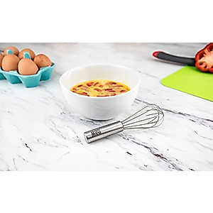 Tovolo 6" Mini Stainless Steel Whisk - Small Kitchen Gadget & Utensil for Baking, Cooking, Whipping, Mixing, Egg Beating, & Essentials / Dishwasher-Safe