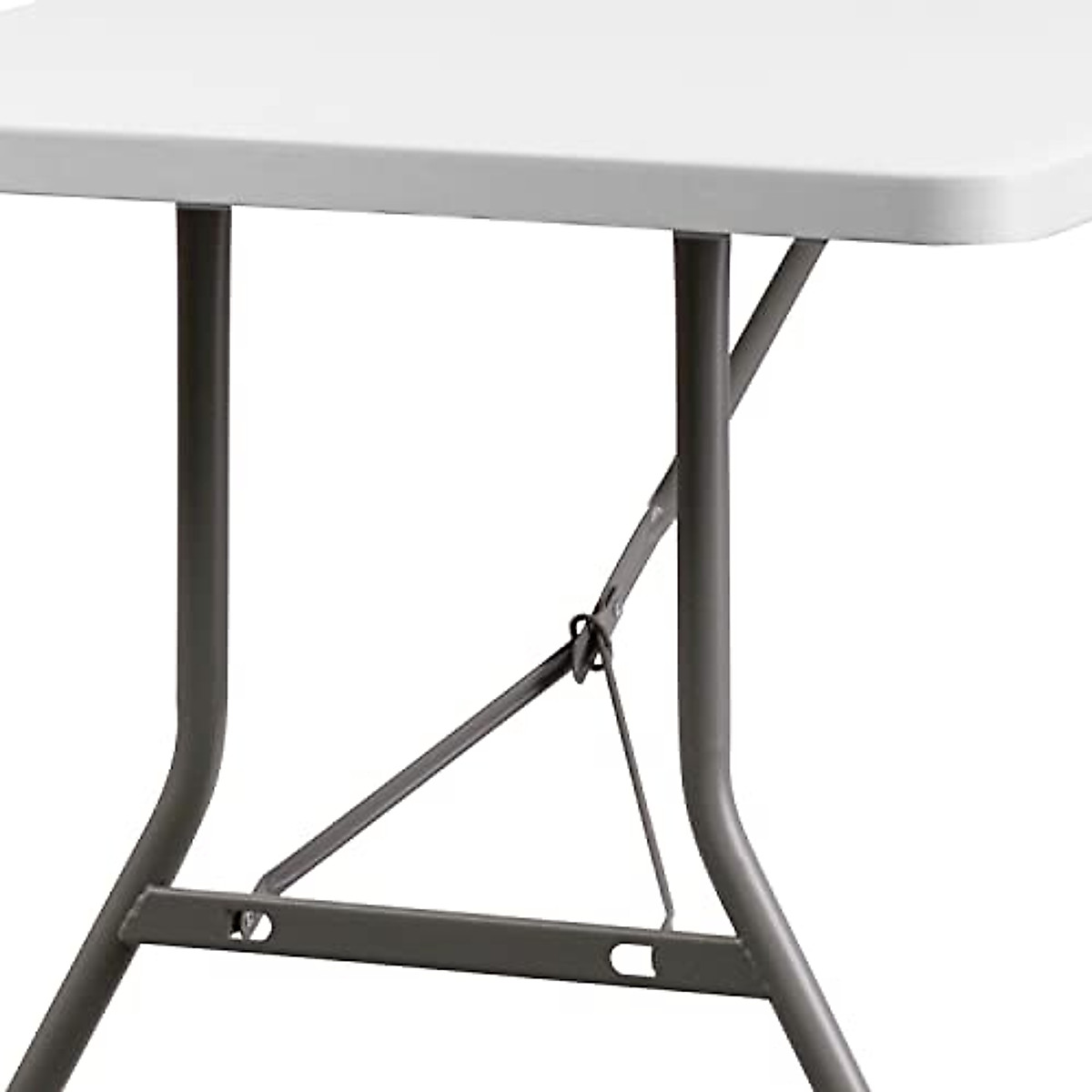 Flash Furniture 8-Foot Granite White Plastic Folding Table