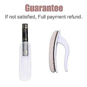 Premium Upgrade Nano Glass Nail File and Chamois Nail Buffers for Natural Nails and Acrylic Nails / All in One Step / beUakso Natural Nail Buffer and Shine Kit