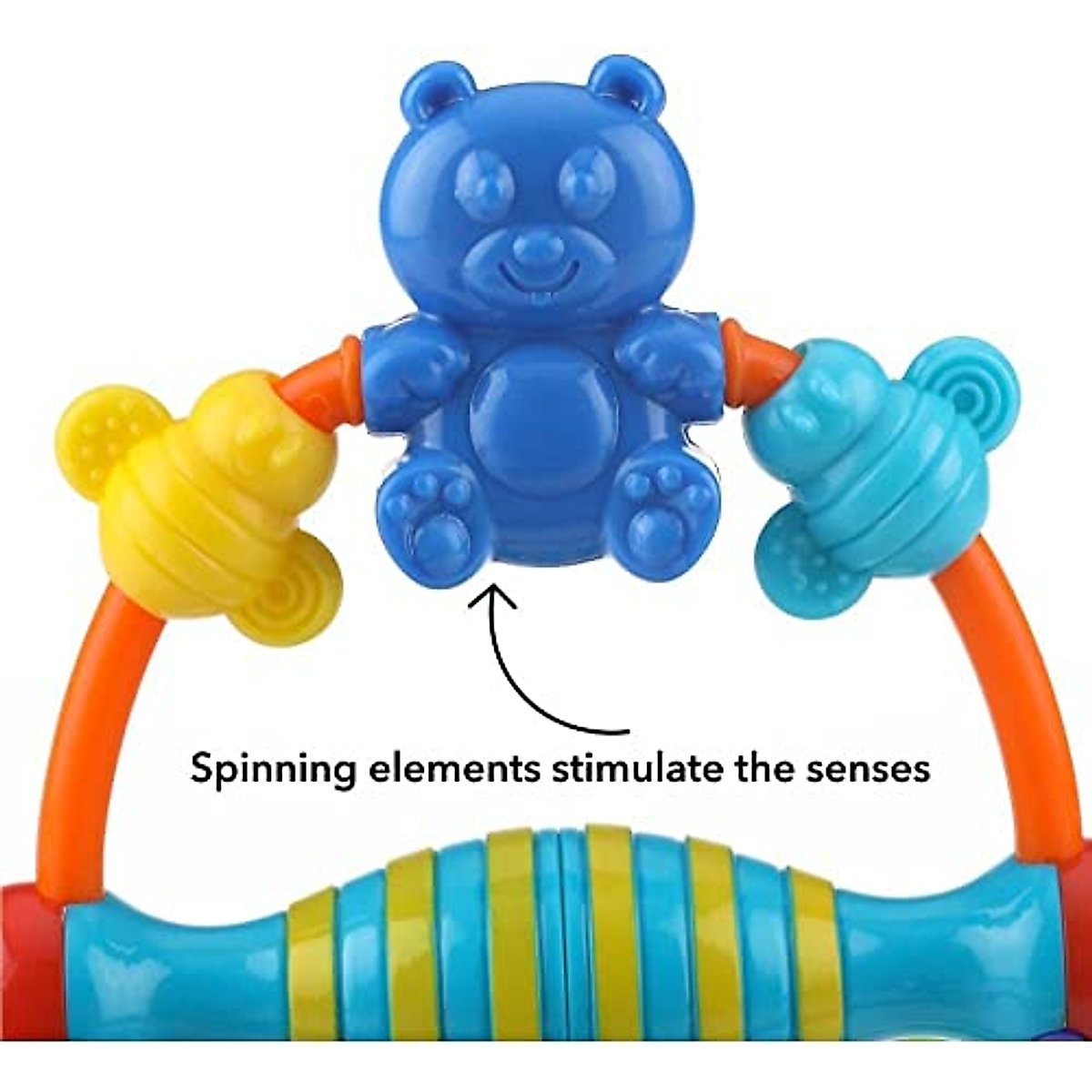 Nuby Silly Spinwheel with Suction Base High Chair Interactive Toy for Early Development