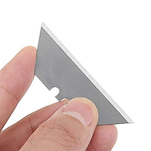 Samger 100 Pack Utility Knife Blades with Dispenser Box Cutter Razor Blades Knife Replacement Carbon Steel Knife Blades