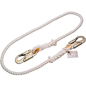 Miller Titan by Honeywell T9111R/6FTWH-SPA 6-Feet Positioning and Restraint Rope Lanyard with Spanish label