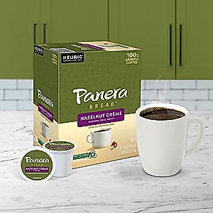Panera Bread Hazelnut Creme Coffee, Keurig Single Serve K-Cup Pods, Flavored, 24 Count (Pack of 4)
