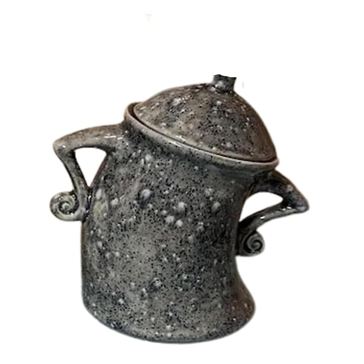 Ccache Canister with Attitude,Cute Cafe Sassy Canister,Unique and Stylish Canister for Kitchen Storage Sugar, Tea,ices, Herbs, and Halloween Decorations. (white)