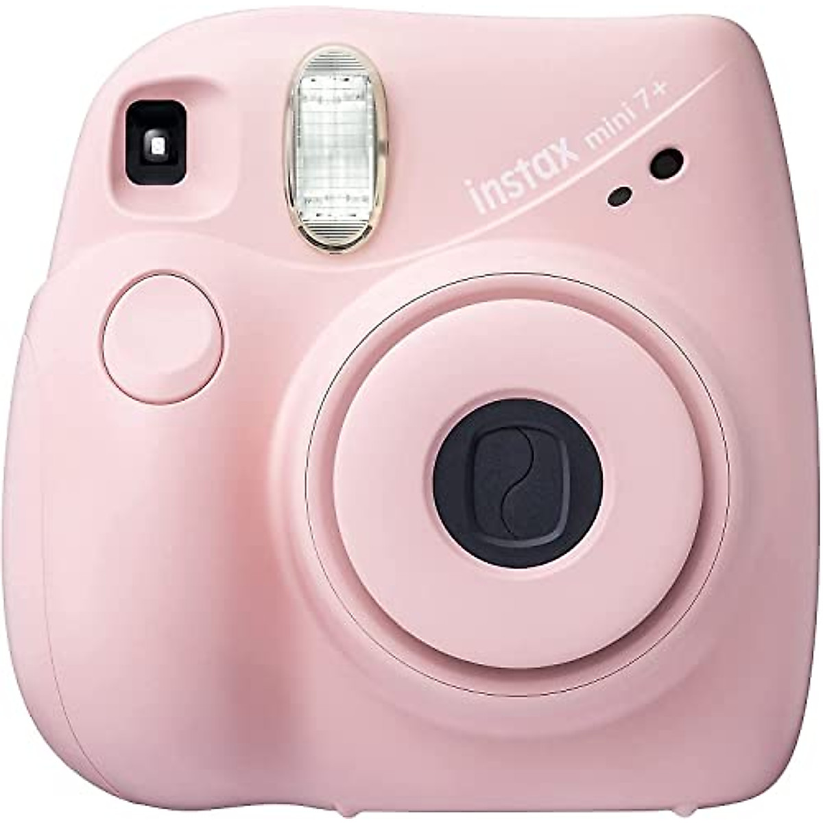 Fujifilm Instax Mini 7+ Camera, Easy to Operate, Portable, Handy Selfie Mirror, Polaroid Camera, Perfect for Beginners and Experts, Sleek and Stylish Design - Light Pink (Renewed)