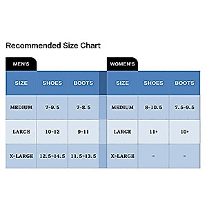 LINKEASE Reusable Boot & Shoe Covers Water Resistant Non Skid and Washable for Real Estate Contractors to Keep Floors Carpets Footwear and Rooms Clean - 2 Pairs (Large, Black)