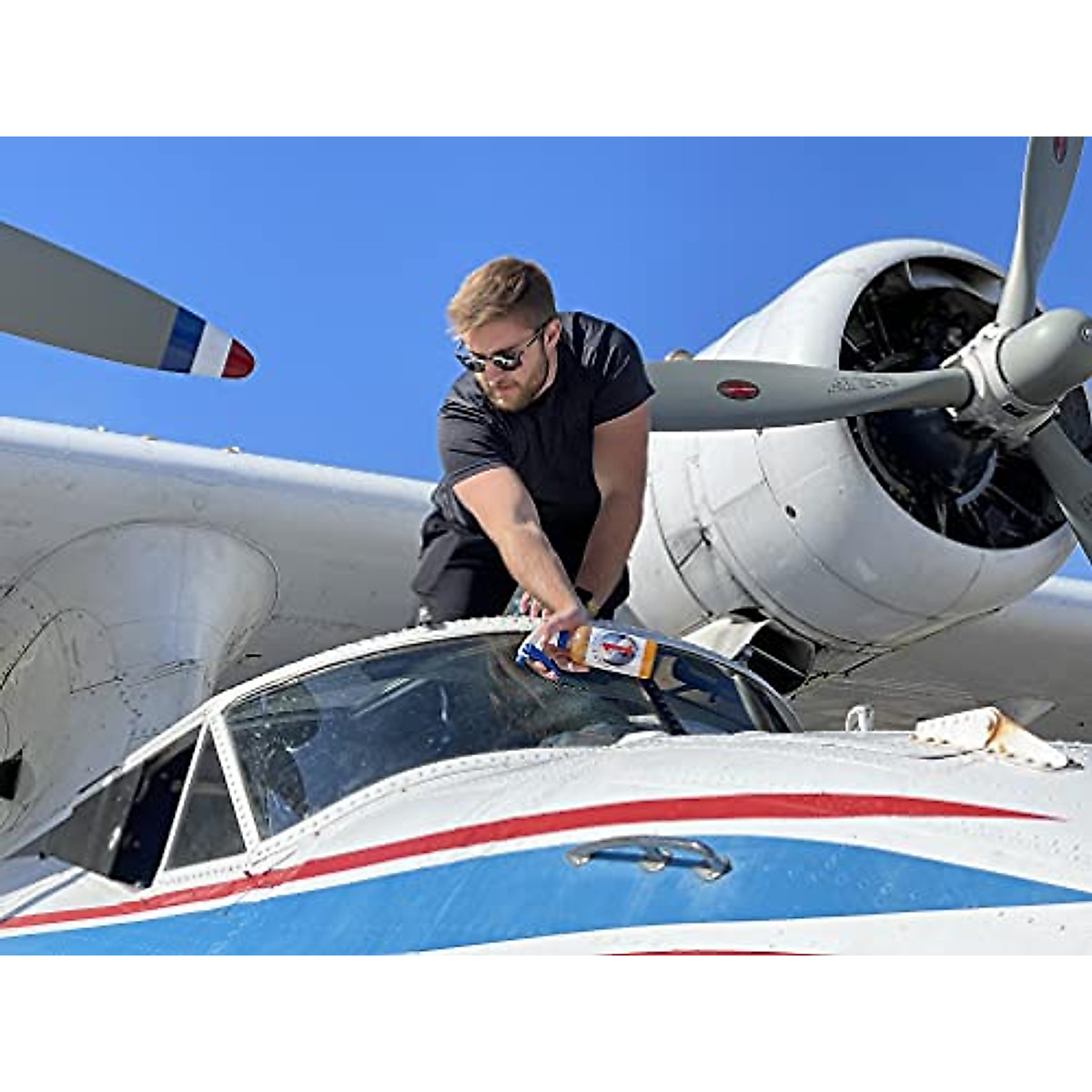 Plane Perfect 1 Ceramic Coating Spray for Airplanes, Cars, Motorcycle, Boat, Marine, RV – 16oz High Gloss Detailer Spray – Advanced SiO2 Ceramic Polish Hydrophobic Aviation Grade Spray