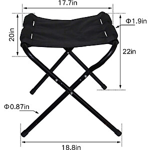 Onefeng Sports 150LBS Foldable Kayak Stand Kayak Storage Rack Ground Storage Stand Rack Perfect for Getting Your Boat of Ground for Easy Storage - Designed with Black Cloth Like Chairs