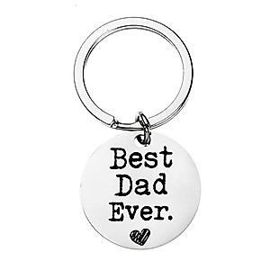 Daddy Gifts Keychain from Daughter Best Dad Ever Gifts for Dad Birthday Gift from Son Father's Day Gifts for Him