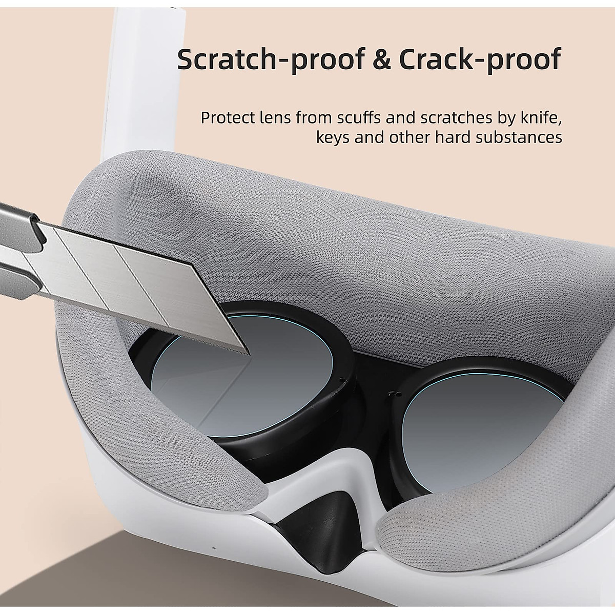 Lens Protective Film Scratch-Proof Dust-Proof Soft Panel Film for PICO 4