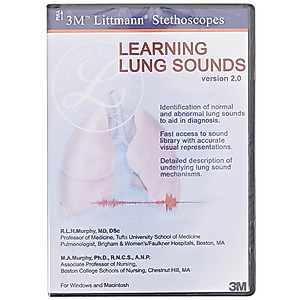 3M Littmann Educational CD, Learning Lung Sounds, 5110, (Pack of 1)