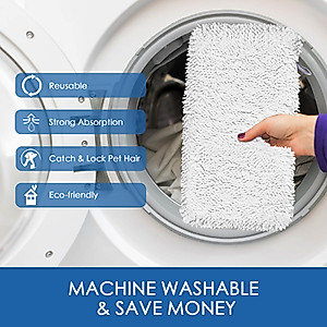 6 Pack Pocket Steam Mop pad Cleaning Pads for Shark Steam Pocket Mop S3500 Series S3501 S3601 S2902 S3901 S3550 S3601d S3801 S3801co Se450 S2901