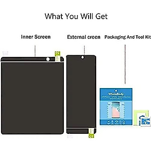 Cyxunand For Samsung Galaxy Z Fold 5 Privacy Screen Protector Anti-Peeping Nano Soft Film Outer Screen+Inner Screen Anti-Peeping Soft film Anti-Spy Protective Film