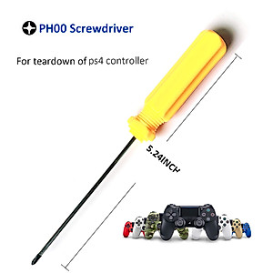 SIKAMI T8 T9 Torx Security Phillips PH00 PH0 Screwdriver Tool Set for PS5 Playstation PS4 PRO/PS4/PS4 Slim teardown cleaning Disassembly PS4 Controller(Set2)
