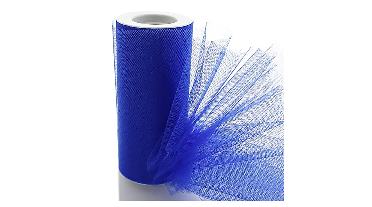 6" Shimmer Tulle Fabric Roll - Perfect for DIY Crafts
