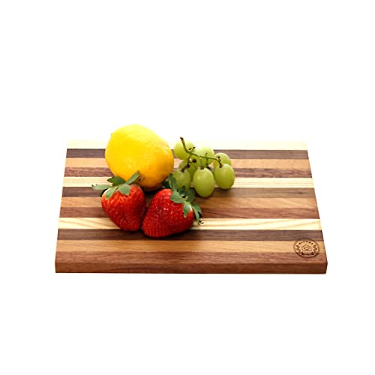 Mini Wood Cutting Board, Small Rustic Serving Board, Multi Wood Cheese Board, Great Kitchen Accessories and Gift, Multi Color/Hardwood Edge Grain Chopping Board, Small Wooden Cutting Board