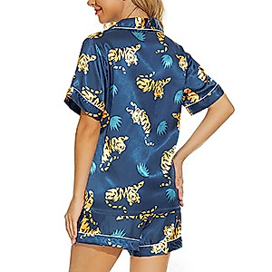 VENTELAN Women's Pajama Set Plus Size Super-Soft Short & Long Sleeve Top With Pants Two-piece Pjs Set,2XL