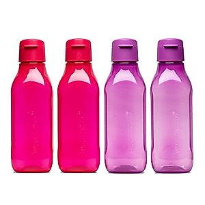 Tupperware Aquasafe 1l Square Fliptop Bottle Sf4