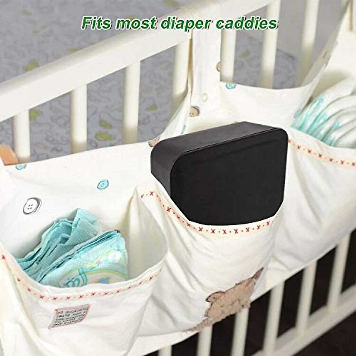 KONUNUS Wet Wipes Storage Box, Wipes Dispenser Holder Tissue Storage Box Case with Lid Dustproof for Home Office, Black