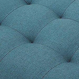 Christopher Knight Home Demi Fabric Bench, Dark Teal