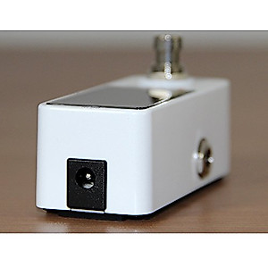Mooer EQ Effects Pedal, White, 2.25 x 4.25 x 1.75 (Baby Tuner)