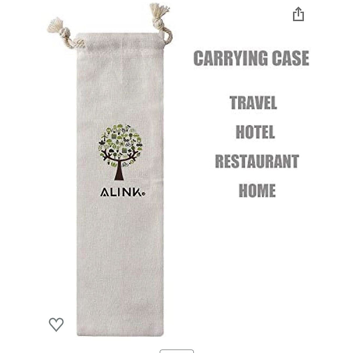 ALINK 8-Pack Stainless Steel Straws, 10.5” Long Reusable Replacement Metal Straws for 20 30 OZ Yeti Tumbler, RTIC, Tervis, Mason Jar, With 8 Silicone Tips, 2 Cleaning Brush and 1 Carrying Case