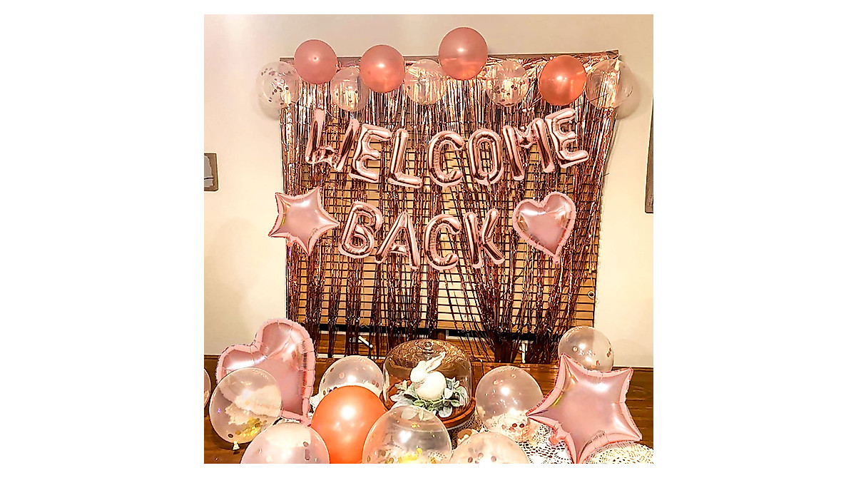 16 PCS Welcome Back Banner Balloons Welcome Back Office Decoration ...